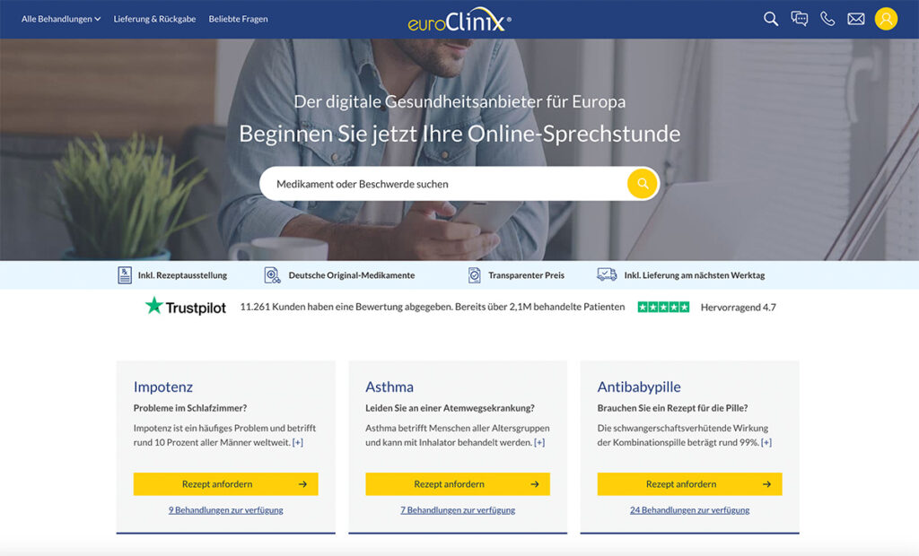 euroClinix Erfahrungen 2024: Ist die Online-Apotheke legal & seriös? — Potenz-Tipps – Für Männer